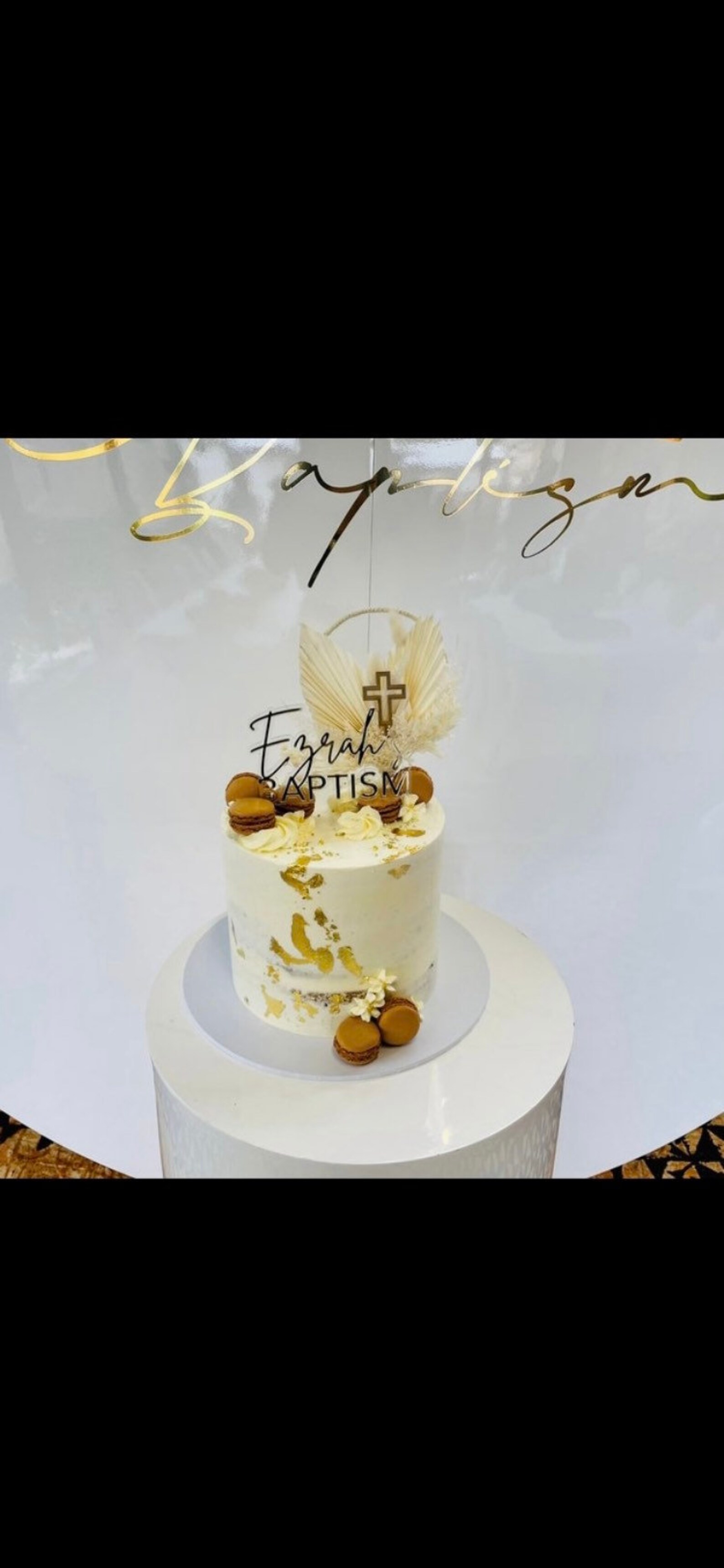 Christening Topper/cake Topper/religious Cake | Etsy