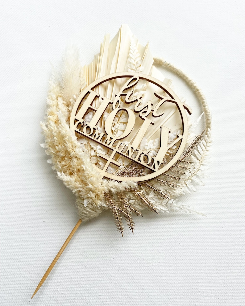 First Holy Communion Cake Topper/holy Communion/ Religious | Etsy