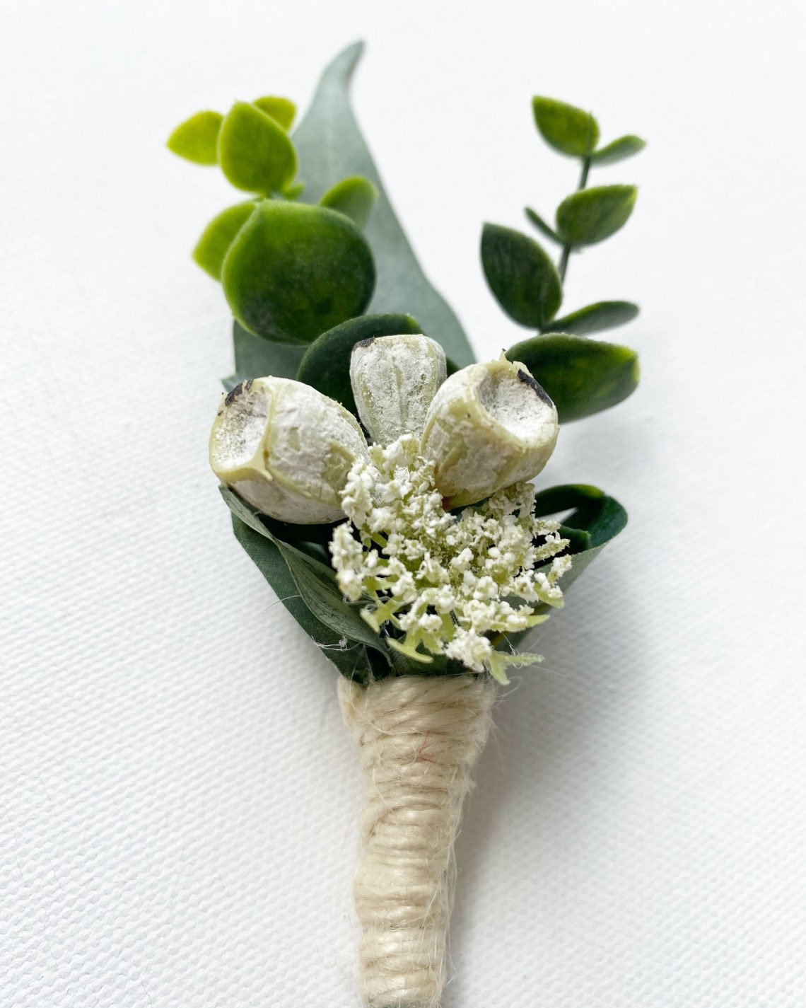Eucalyptus Gum Nut Buttonhole/eucalyptus Leaf/green Leaf - Etsy