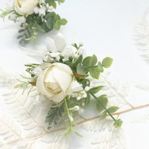 1 White Cream Dress Corsage/mother of Bride's Corsage/mother of Groom's ...