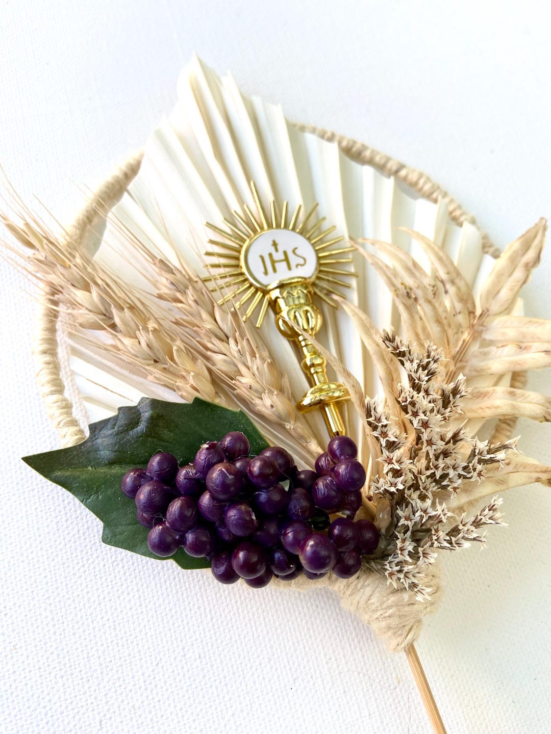 First Communion Cake Topper/jesus Christ/ Holy Topper/ Holy/ Boho Baby ...