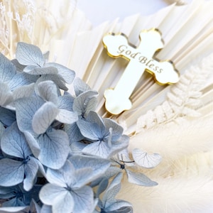 God Bless Christening Topper/cake Topper/religious Cake/christening ...