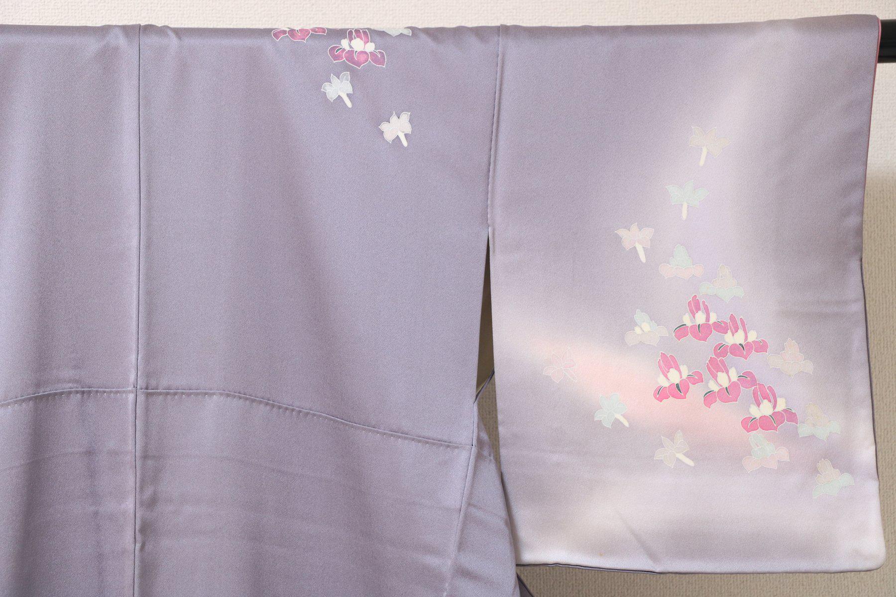 Vintage Japanese Silk Kimono Robe Homongi - Etsy