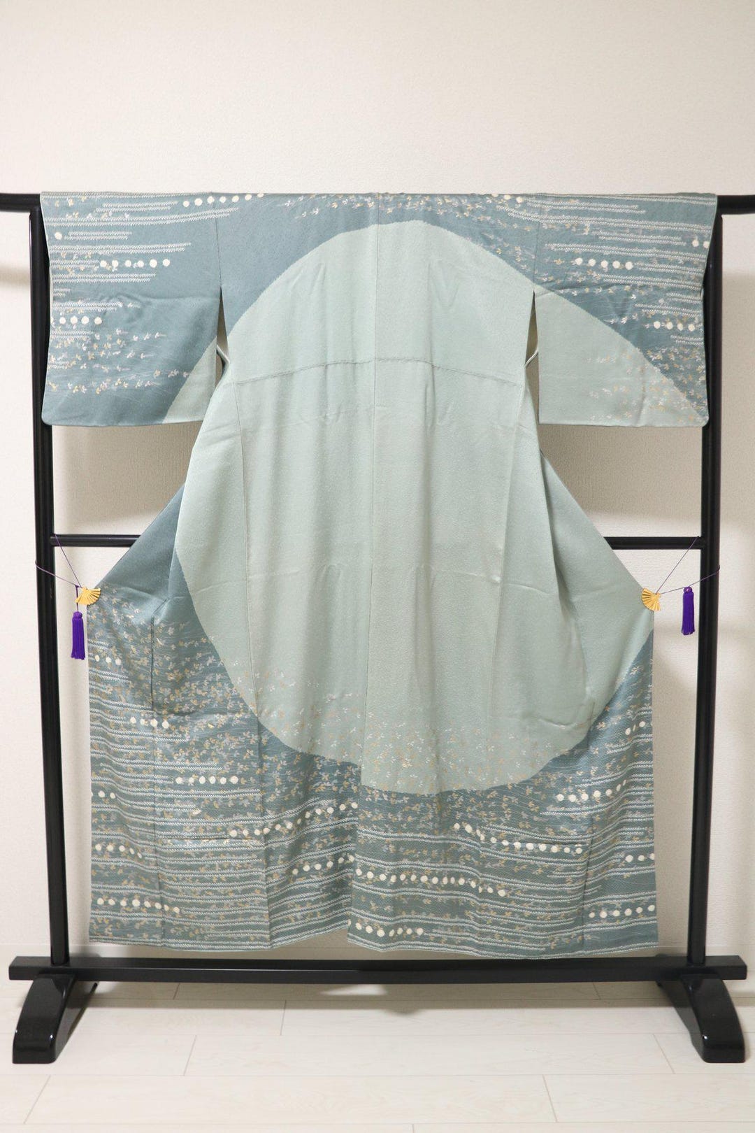 Vintage Japanese Silk Kimono Robe Homongi - Etsy