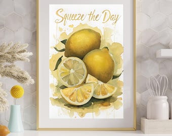 Squeeze the Day Handmade Digital Downloadable Print - Etsy