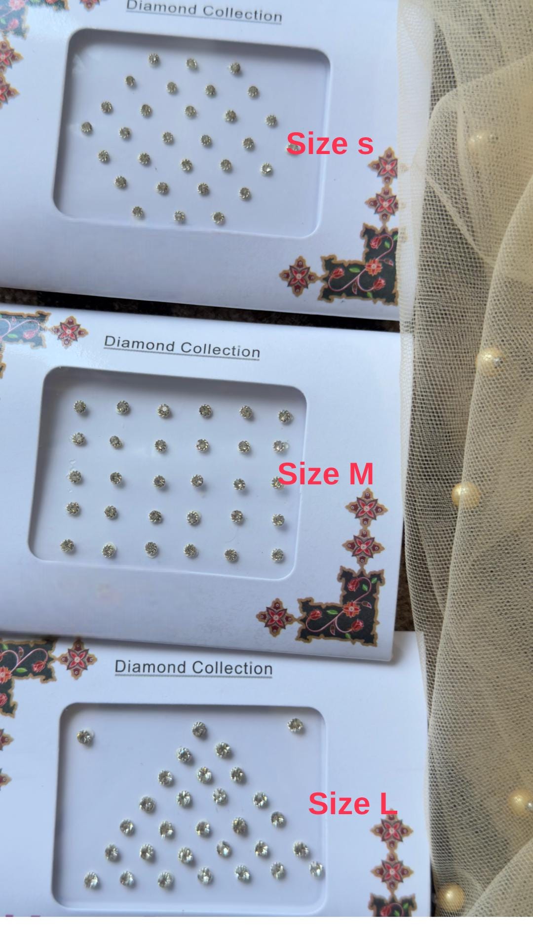 Silver Crystal Bindi Pack Bindiya |multicolour Stone Bindi Chanlo ...
