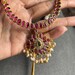 Traditional Kemp South Indian Jewelry Atigai Set With Ruby Accents ...