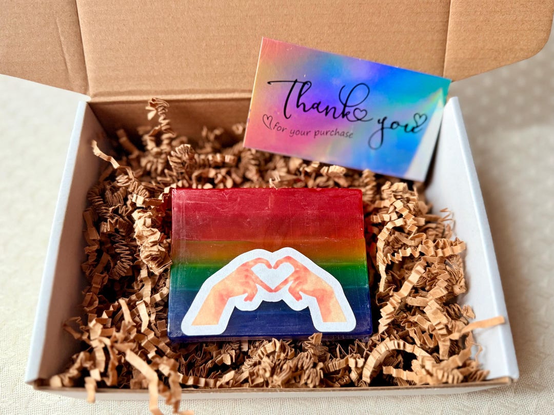 Pride Flag Soap-rainbow-lgbtq Soap Color Block Soap Fragrance- Baccarat ...