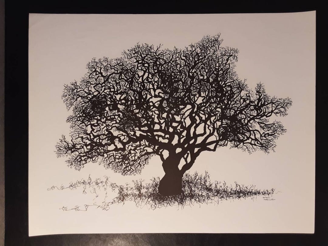 Avrum Rubenstein Original Lithograph, "oak" Circa 1968. Framable - Etsy