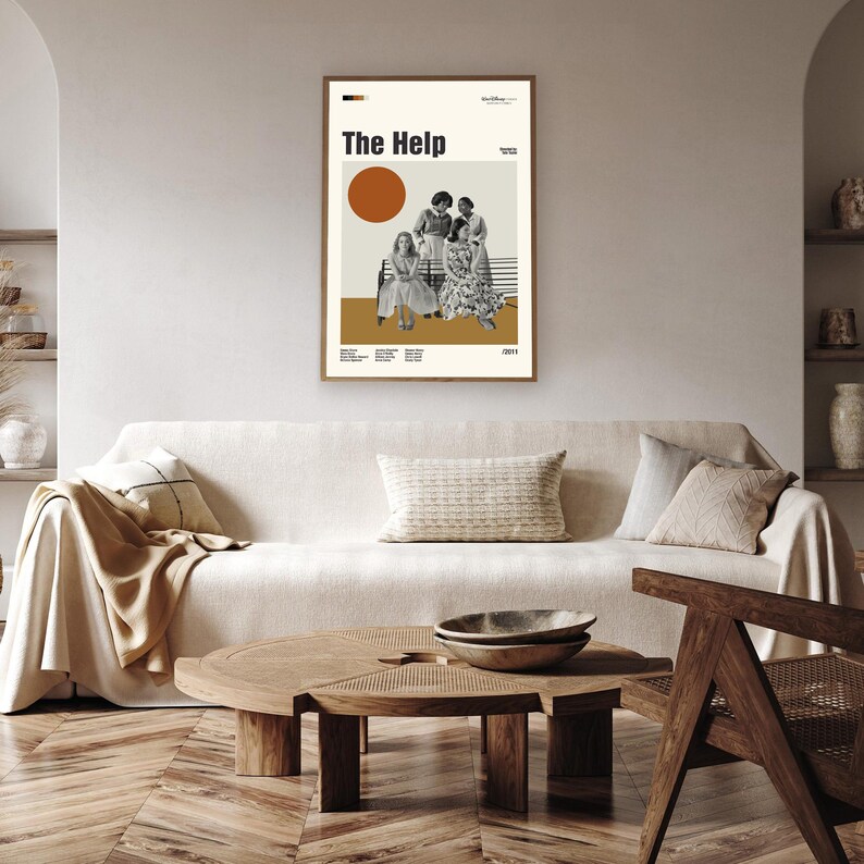 The Help Poster | Film Poster | Midcentury Modern Art | Minimalist ...