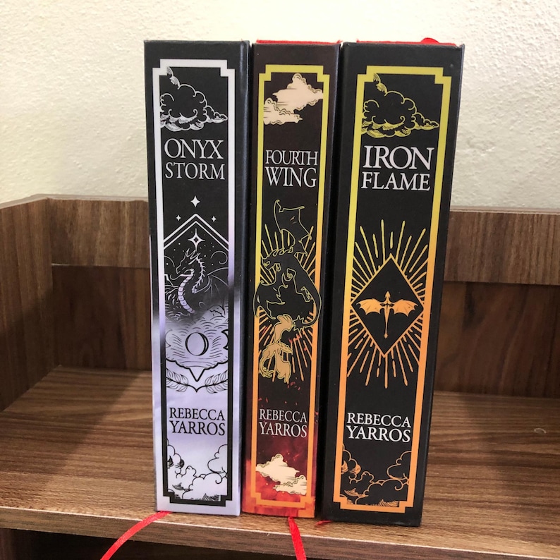 Fourth Wing Series Hardcover Book Set . the Empyrean . Iron Flame ...