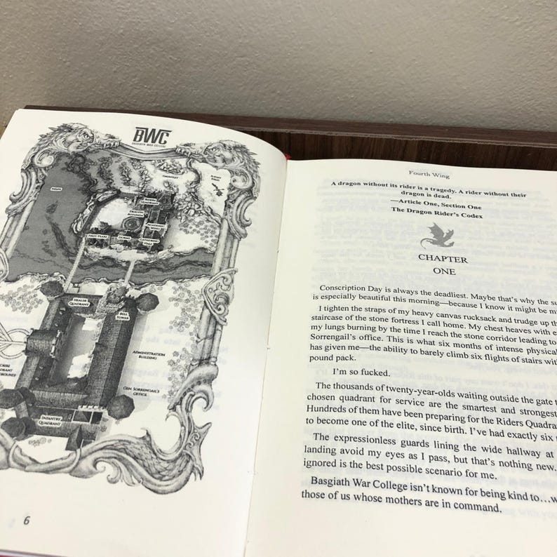 Fourth Wing Series Hardcover Book Set . the Empyrean . Iron Flame ...