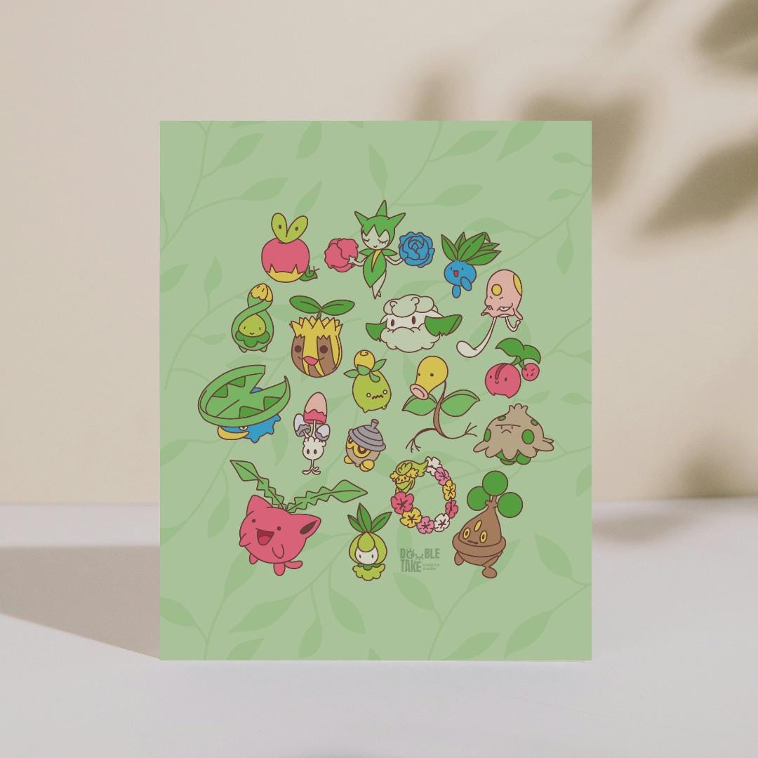 Baby Plant Monsters Art Print - Etsy