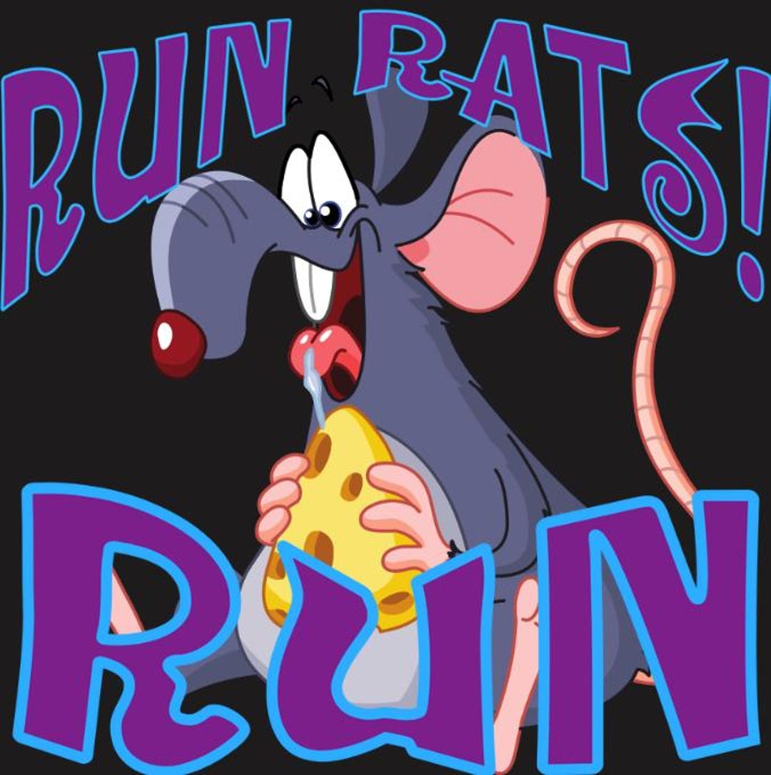 Twitch Animated Emote "run RATS Run" - Etsy