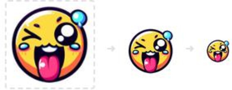 Twitch Emote Cheeky Smile - Etsy