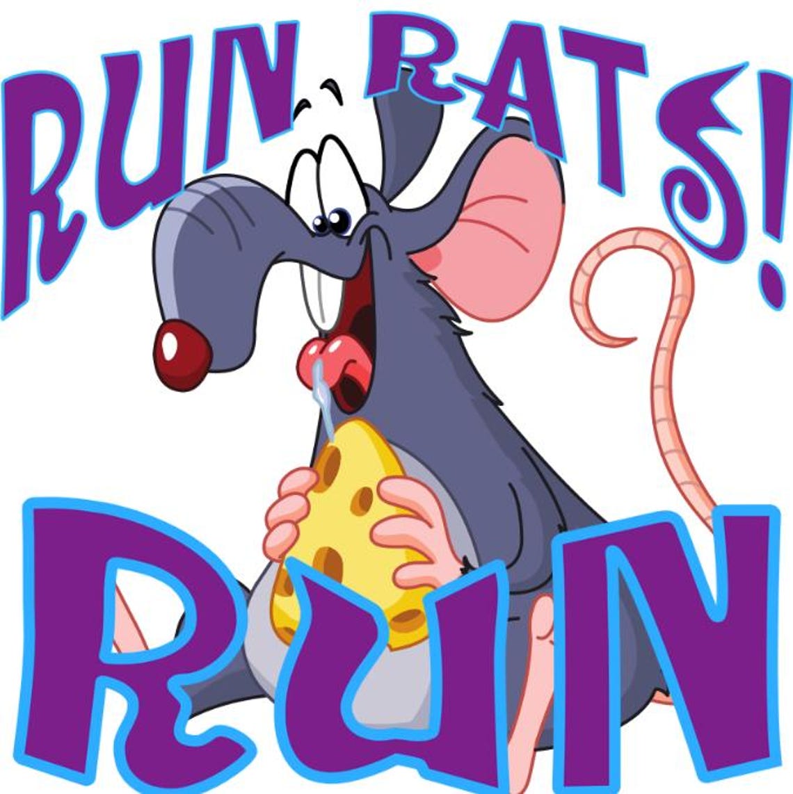 Twitch Animated Emote "run RATS Run" - Etsy