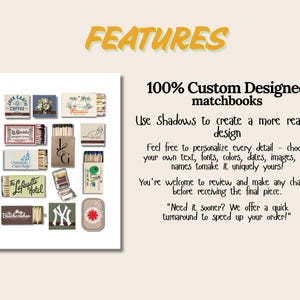 Custom Matchbook Art Print | Retro Travel, Personalized Gift (digital ...