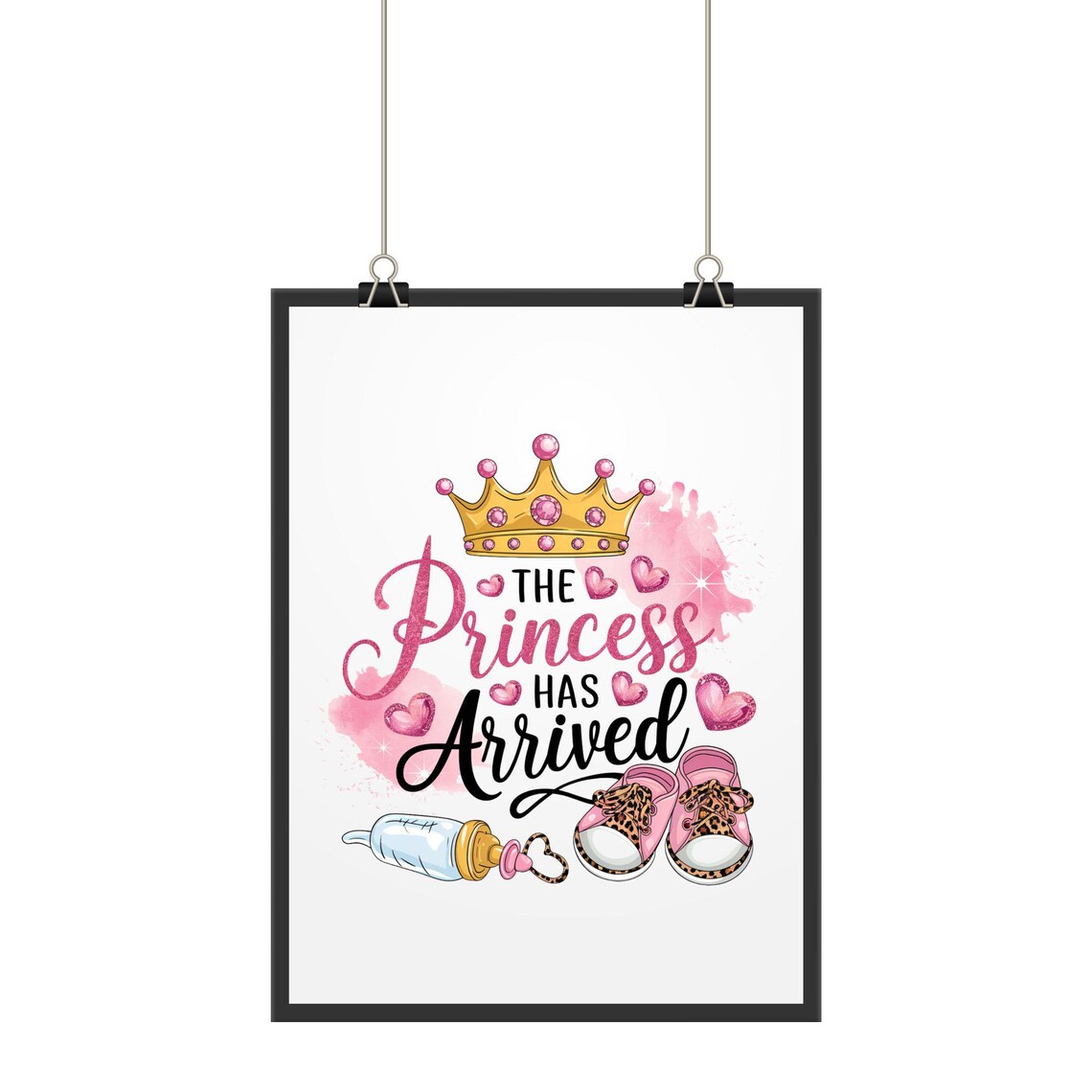 The Princess Has Arrived Png, Princess Png, Princess Design, Girls ...