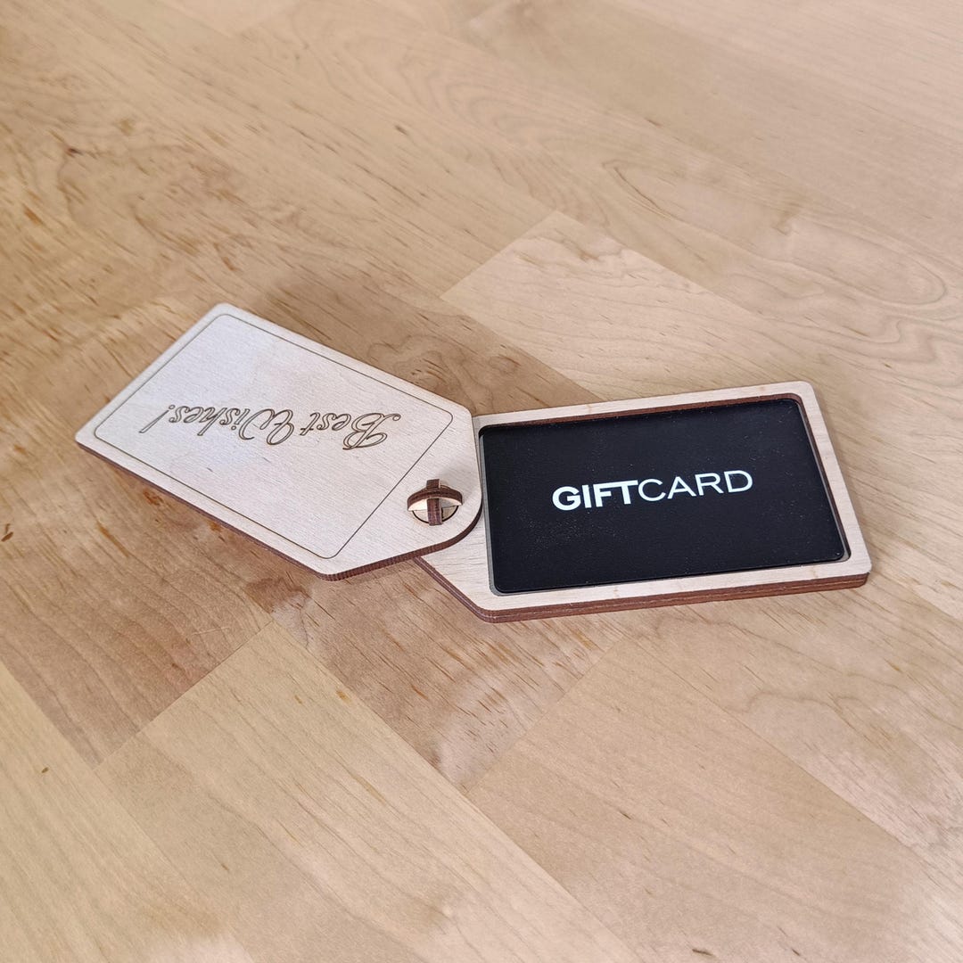Original Packaging for a Gift Card With Movable Cover. Box for a Gift ...