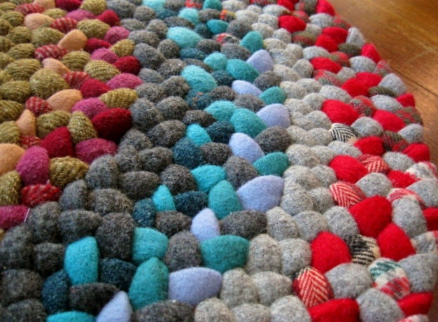 Made to Order Custom Handmade Oval Braided Wool Rug / Rag Rug - Etsy