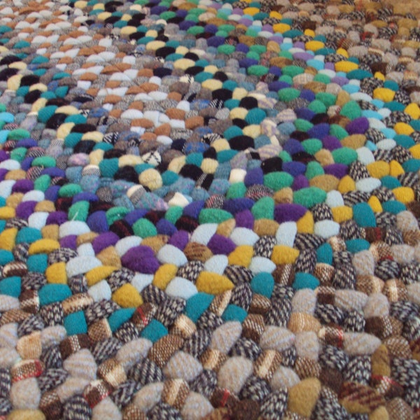 Oval Rag Rug - Etsy