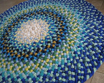 Made to Order Custom Handmade Hand Braided Round Rug / Rag | Etsy