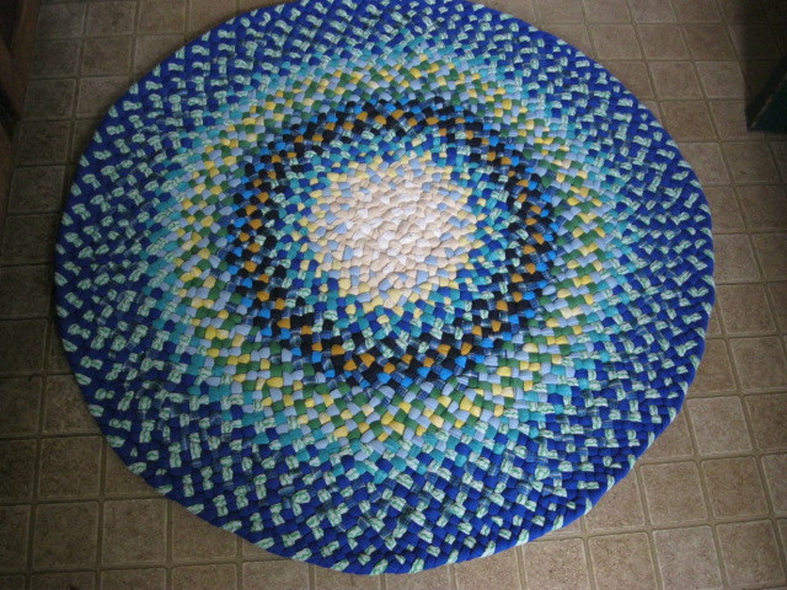 Made to Order Custom Handmade Recycled Braided Round Rug / Rag - Etsy