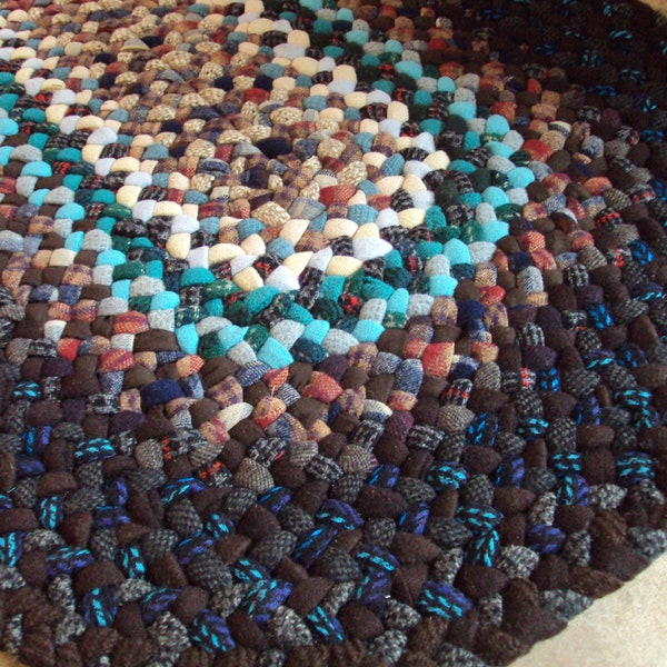 Oval Rag Rug - Etsy