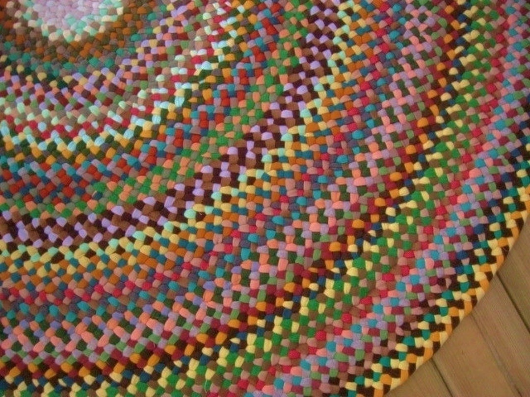Made to Order Handmade Recycled Braided Area Rug / Rag Rug in Your ...