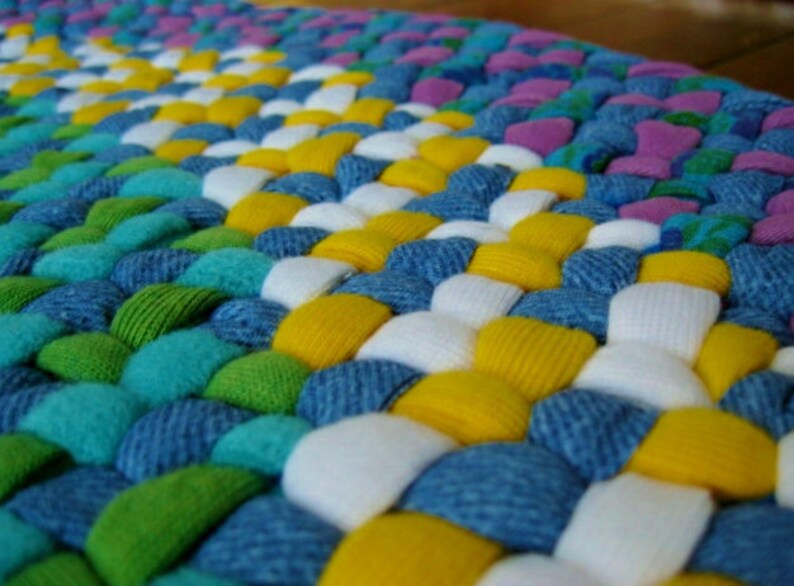 Made to Order Custom Handmade Hand Braided Round Rug / Rag | Etsy