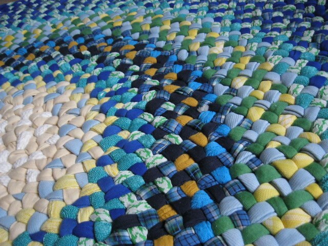 Made to Order Custom Handmade Recycled Braided Round Rug / Rag - Etsy