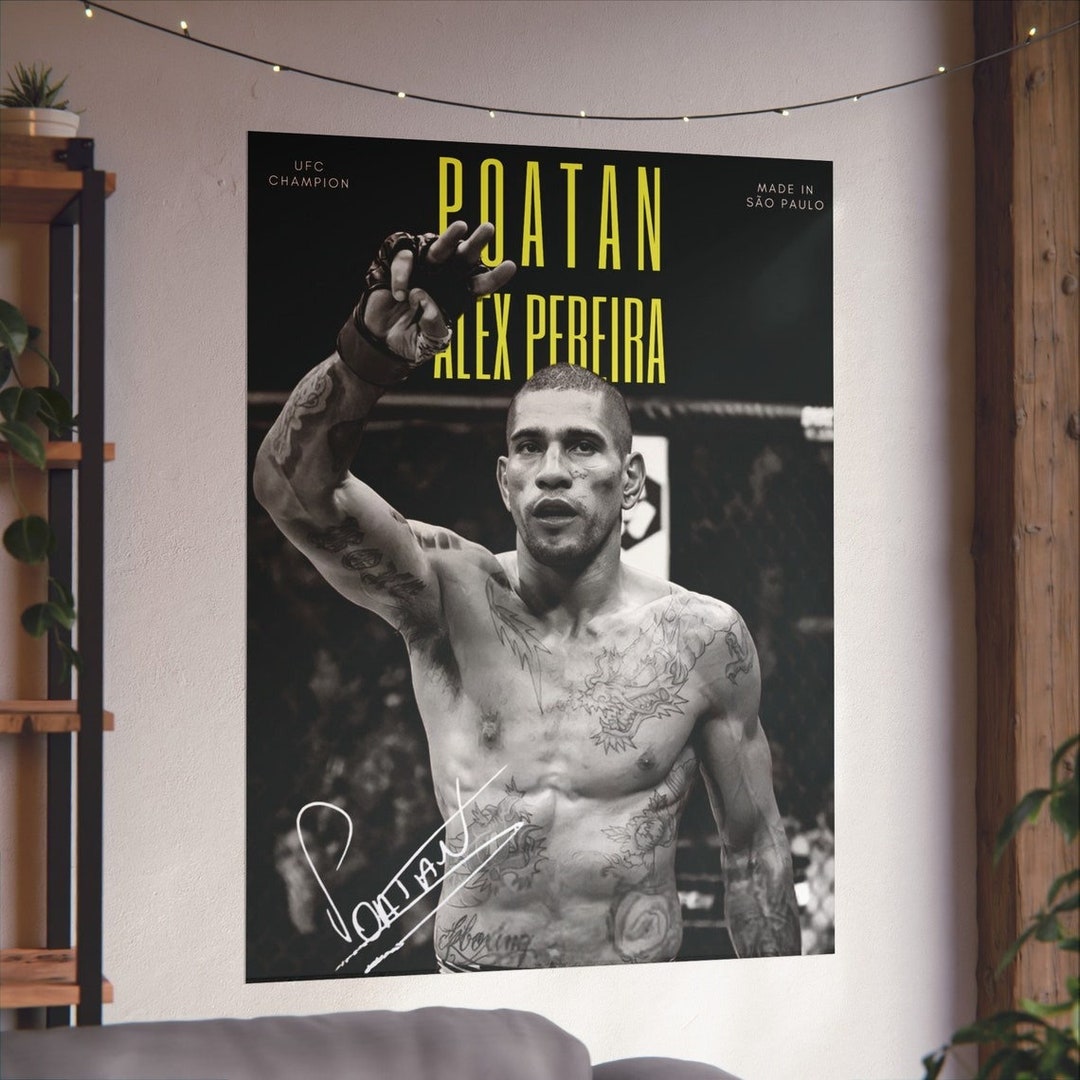 Alex Pereira Poster, UFC Poster, Poster Ideas, Brazillian Poster ...