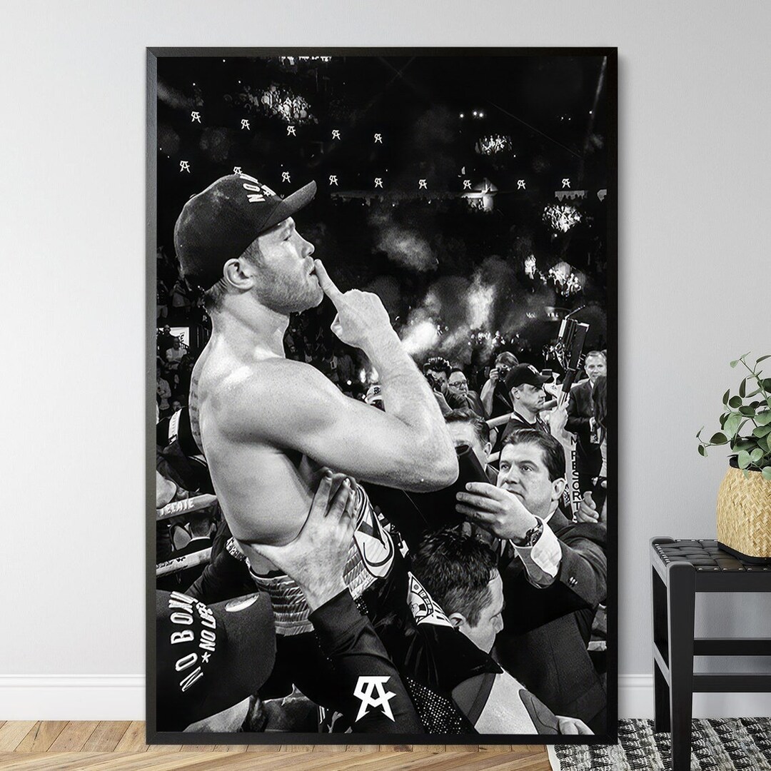 LARGE Canelo Alvarez Poster Black and White Poster College Room Decor ...