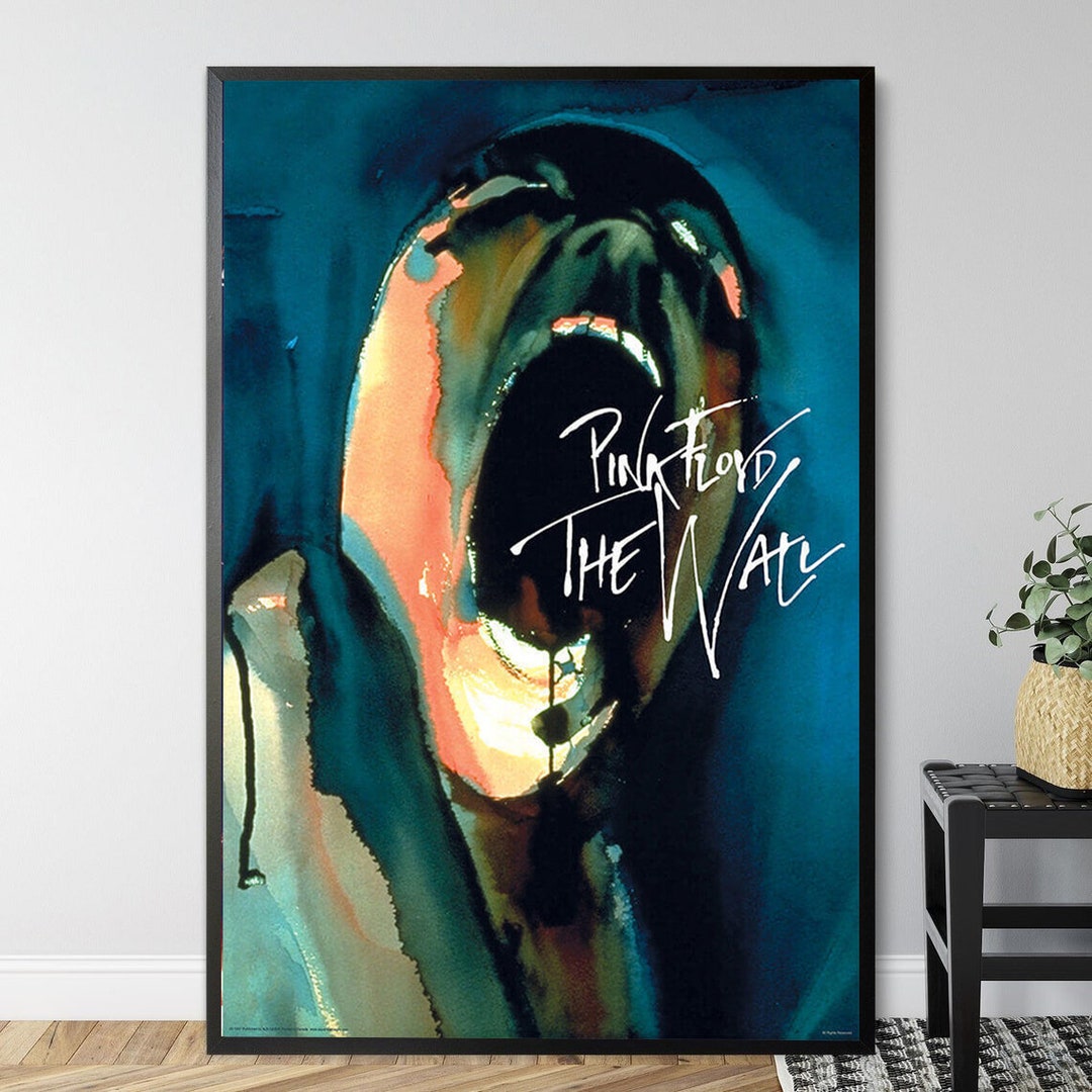 Pink Floyd the Wall Album Cover Face Scream Poster, Wall Art Print, Art ...