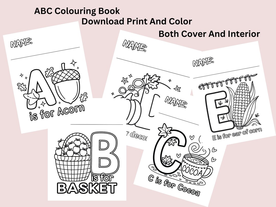 Alphabet Coloring Books, Abc Coloring Pages, Abc Tracing Coloring Pages ...