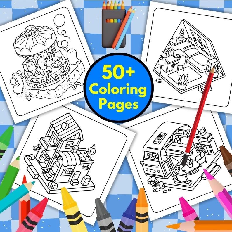 Cozy Hygge Place Coloring Pages | 50+ Coloring Pages, Hygge Stress ...