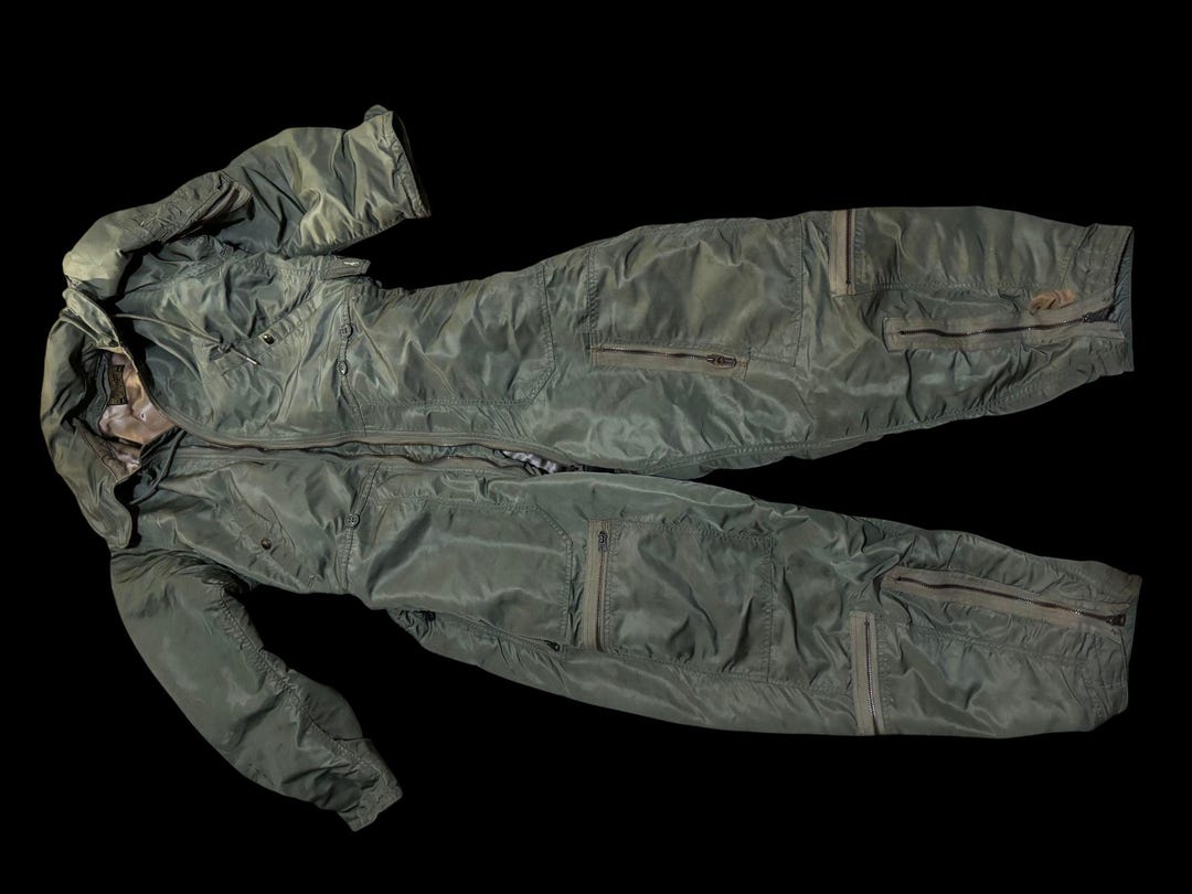 Vintage M USAF CWU-1/P Coveralls Flying Mens Pilot Flight Suit 1960s ...