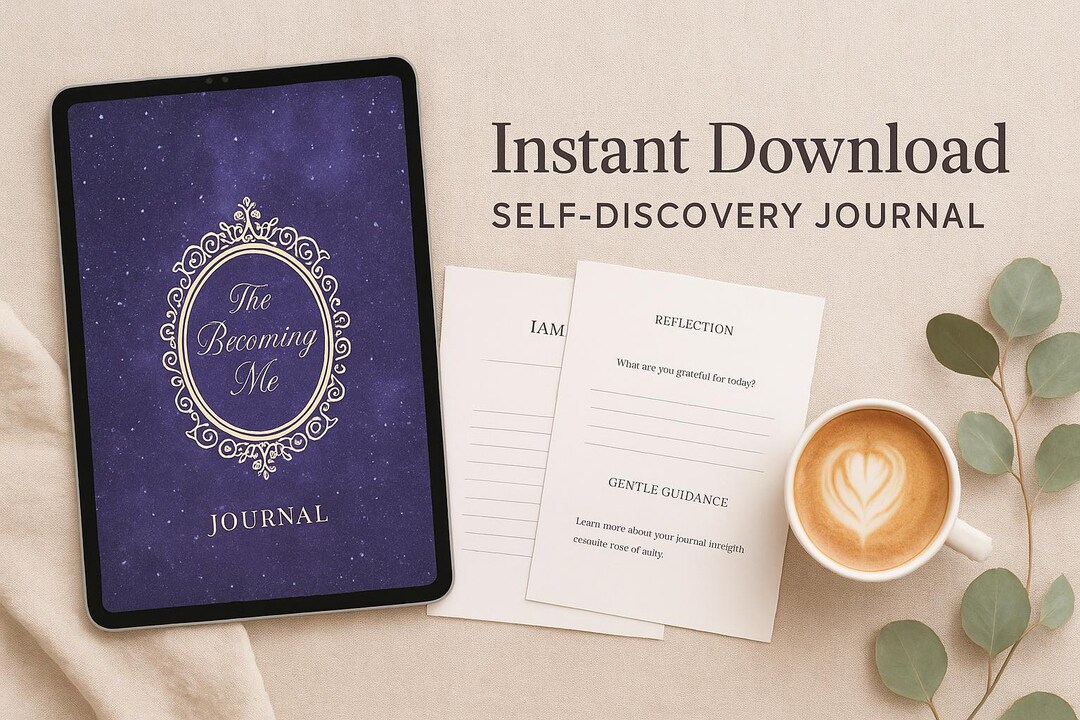 The Becoming Me: Journal | Digital Self-discovery Journal | Guided ...