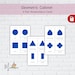 Montessori Geometric Cabinet 3-part Cards-printable Geometric Cabinet ...