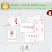 Montessori Number Cards and Red Counters-printable Numbers and Counters ...