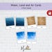 WATER,LAND,AIR Cards-montessori Land,air,water Cards-printable Land Air ...