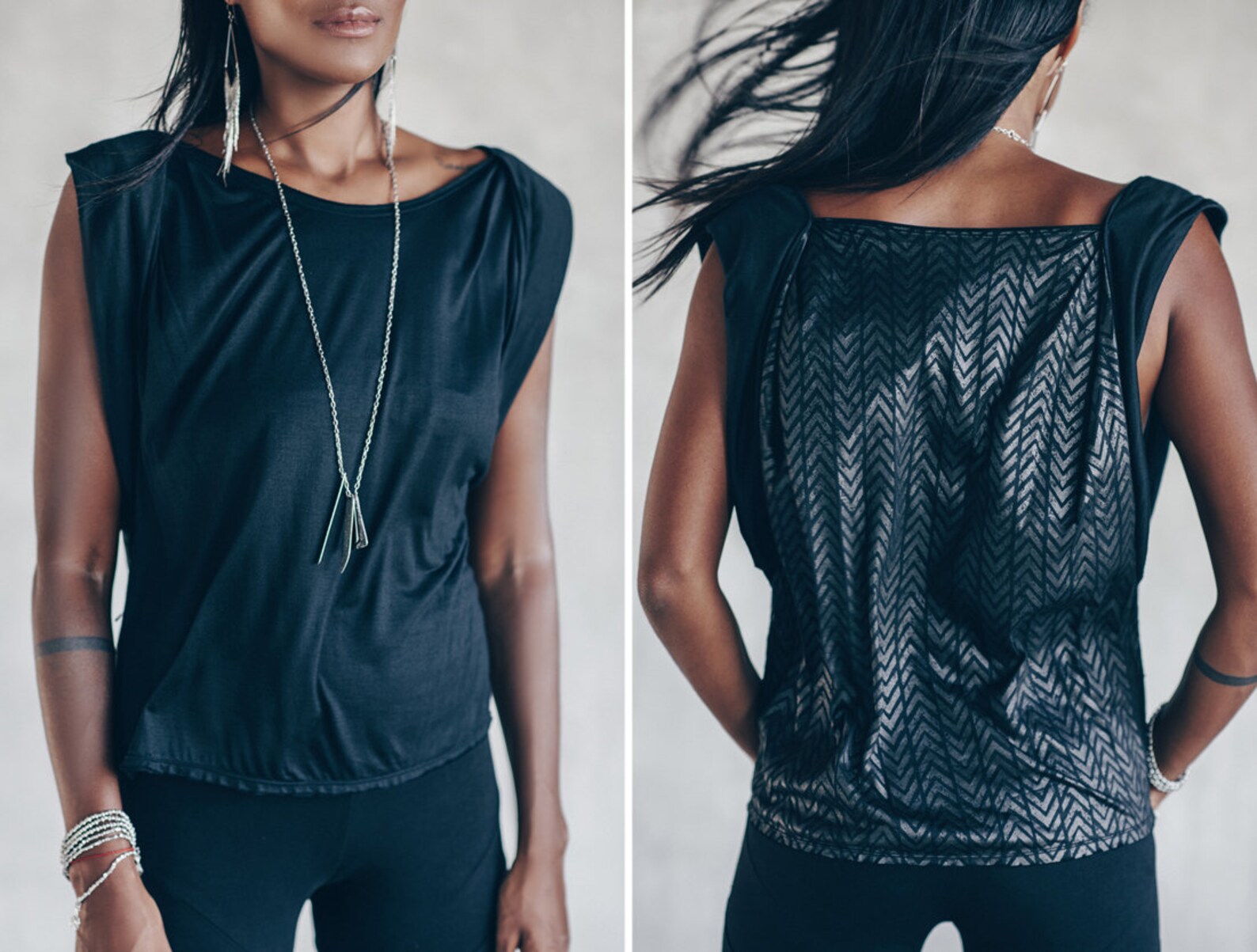 Loose Black Top Relaxed Fit Oversized Summer Top Soft - Etsy