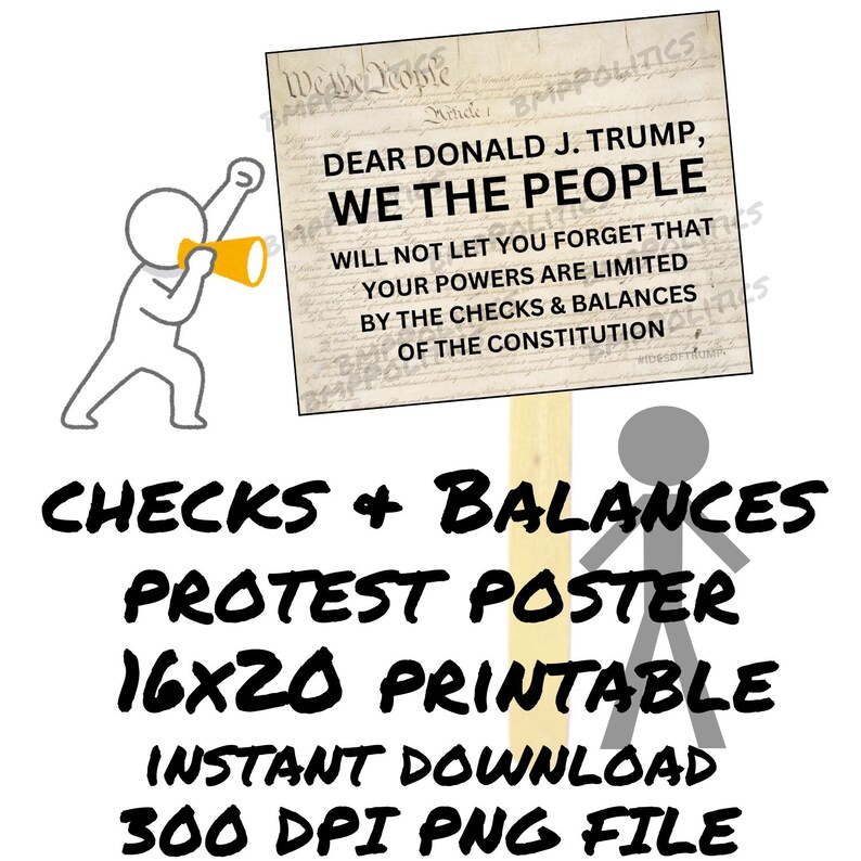 Instant Digital Download Printable Poster Anti-trump We the People ...