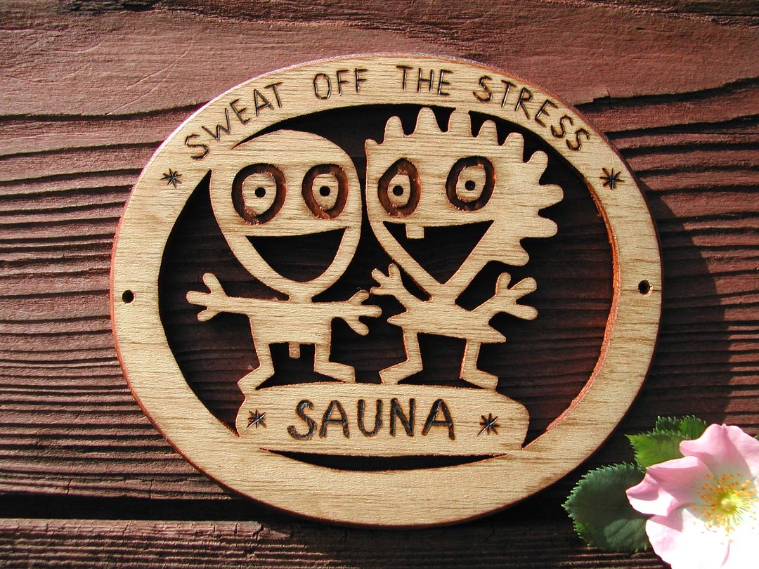 Sauna Sign, Sauna Door Sign, Wood Sauna Accessories, Gift for Sauna ...