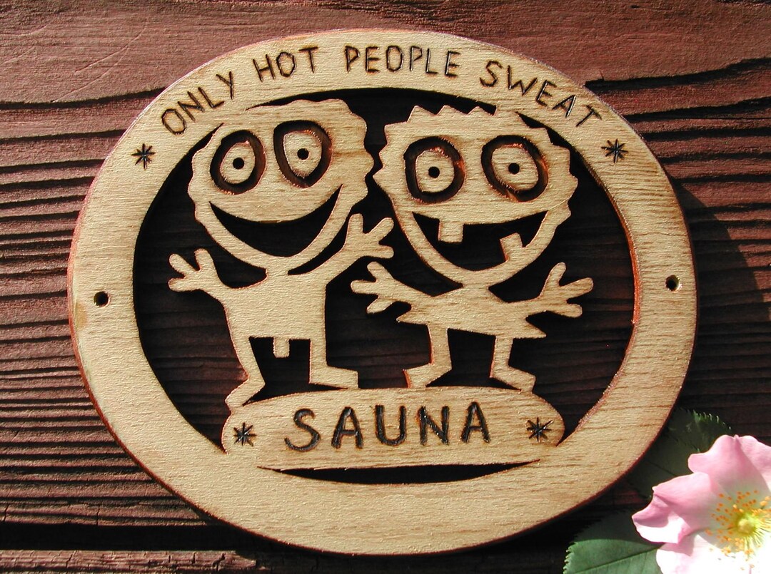 Sauna Door Sign Spa Accessories Plaque Fun Relax Wall Decor ...