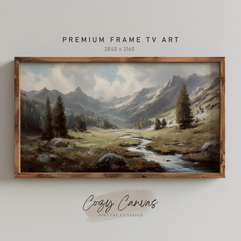 Alpine Painting - Etsy