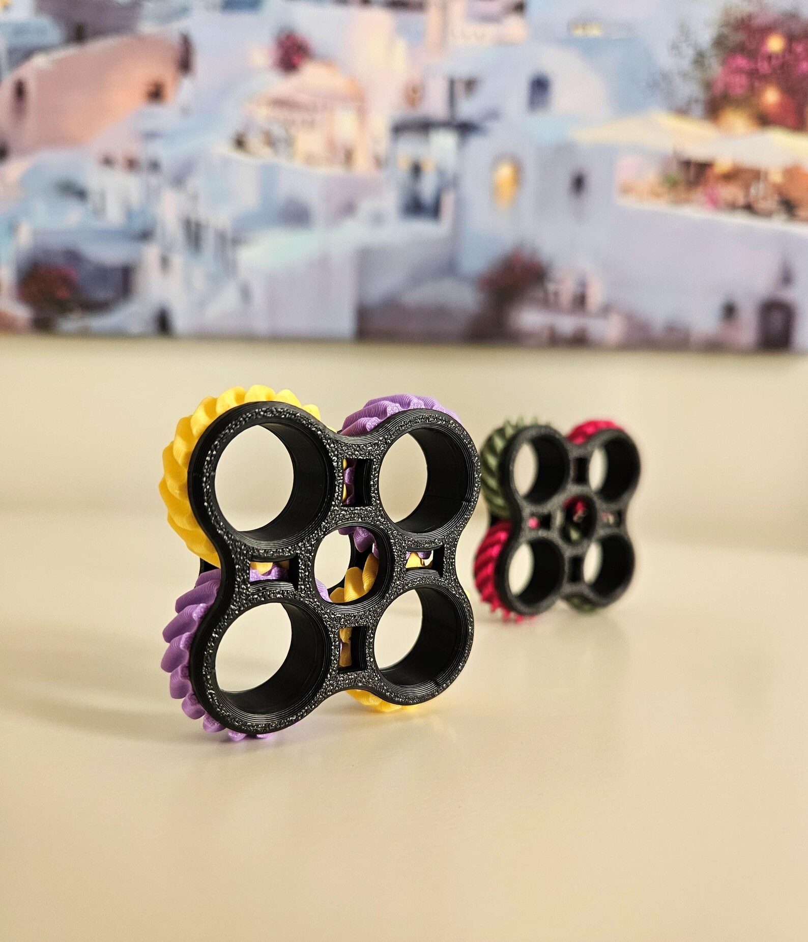 Quad Fidget Gear Wheels Creative Gift Fun and Functional! Tactile ...