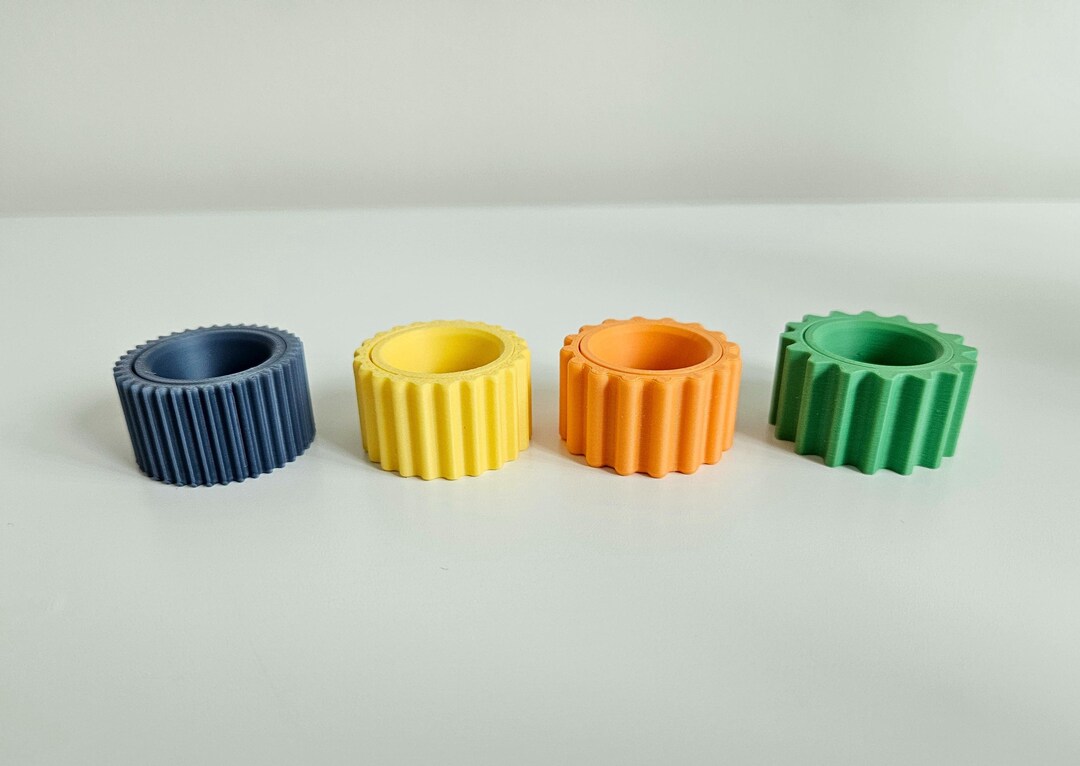 Fidget Ring Gear Wheel – Mechanical Ring Fidget Toy Fun and Functional ...