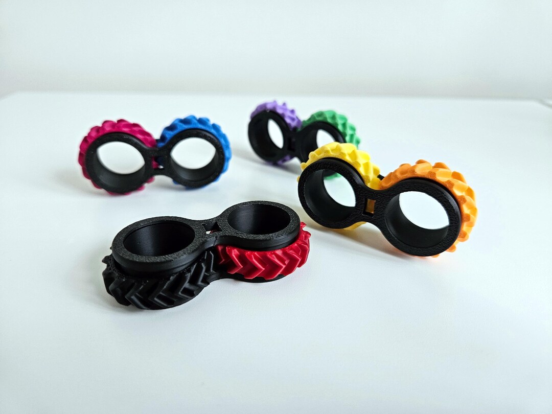 Chevron Gear Wheels Fidget Spinner a Unique Mechanical Desk Toy, Fun ...