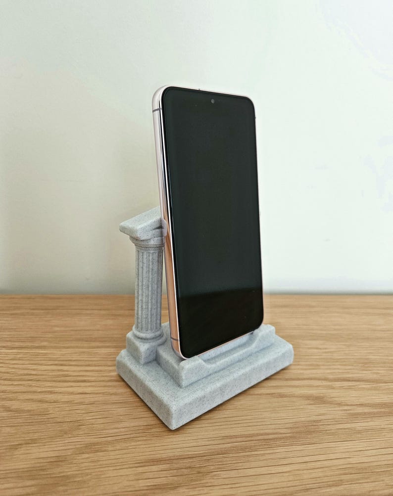 Greek Pillar Phone Stand Ancient Greek Column Marble Effect Column ...